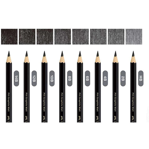 Lápis Grafite Faber-Castell Pitt Graphite Matt 1152 10B | Olmar